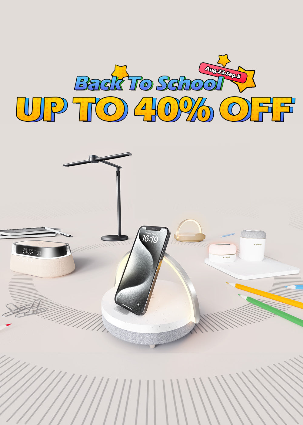 EZVALO® | LED Under Cabinet Lighting | Shop LED Desk Lamp